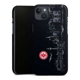 DeinDesign iPhone 14 Plus Handy Premium Case Smartphone Handyh&uuml;lle Schutzh&uuml;lle gl&auml;nzend Skyline Eintracht Frankfurt Sge Premium Case