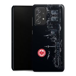 DeinDesign Galaxy A52s 5G Handy Premium Case Smartphone Handyh&uuml;lle Schutzh&uuml;lle gl&auml;nzend Sge Eintracht Frankfurt Skyline Premium Case