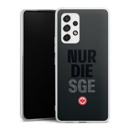 DeinDesign Galaxy A53 5G Handy Silikon H&uuml;lle Case transparent Handyh&uuml;lle Sge Eintracht Frankfurt Official Licensed Product Silikon Case
