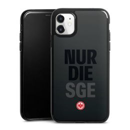 DeinDesign iPhone 11 Handy Silikon H&uuml;lle Case schwarz Handyh&uuml;lle Sge Official Licensed Product Eintracht Frankfurt