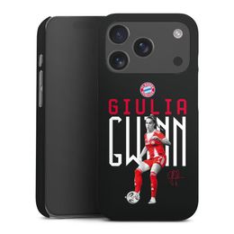 DeinDesign iPhone 17 Pro Handy Premium Case Smartphone Handyh&uuml;lle Schutzh&uuml;lle matt Fc Bayern M&uuml;nchen Official Licensed Product Giulia Gwinn Premium Case