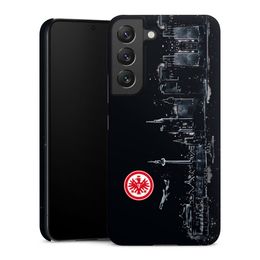 DeinDesign Galaxy S22 Handy Premium Case Smartphone Handyh&uuml;lle Schutzh&uuml;lle matt Skyline Eintracht Frankfurt Sge Premium Case