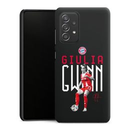 DeinDesign Galaxy A52s 5G Handy Premium Case Smartphone Handyh&uuml;lle Schutzh&uuml;lle matt Fc Bayern M&uuml;nchen Giulia Gwinn Official Licensed Product Premium Case