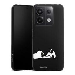 DeinDesign Xiaomi Redmi Note 13 Pro 5G Handy Silikon H&uuml;lle Case schwarz Handyh&uuml;lle Official Licensed Product Snoopy Peanuts