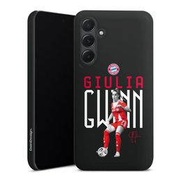 DeinDesign Galaxy A35 5G Handy Premium Case Smartphone Handyh&uuml;lle Schutzh&uuml;lle matt Fc Bayern M&uuml;nchen Official Licensed Product Giulia Gwinn Premium Case