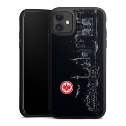 DeinDesign iPhone 11 Handy Premium Silikon H&uuml;lle Handyh&uuml;lle schwarz Case Sge Eintracht Frankfurt Skyline Silikon Premium Case
