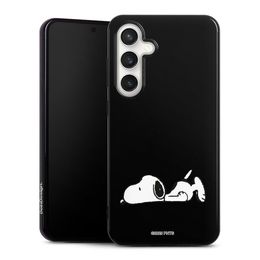 DeinDesign Galaxy S24 FE 5G Handy Silikon H&uuml;lle Case schwarz Handyh&uuml;lle Official Licensed Product Snoopy Peanuts