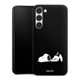 DeinDesign Galaxy S23+ Handy Silikon H&uuml;lle Case schwarz Handyh&uuml;lle Official Licensed Product Snoopy Peanuts