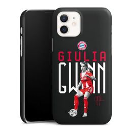 DeinDesign iPhone 12 Handy Premium Case Smartphone Handyh&uuml;lle Schutzh&uuml;lle matt Fc Bayern M&uuml;nchen Official Licensed Product Giulia Gwinn Premium Case