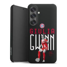 DeinDesign Galaxy S25 Handy Premium Case Smartphone Handyh&uuml;lle Schutzh&uuml;lle matt Fc Bayern M&uuml;nchen Official Licensed Product Giulia Gwinn Premium Case