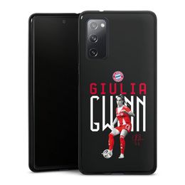 DeinDesign Galaxy S20 FE Handy Silikon H&uuml;lle Case schwarz Handyh&uuml;lle Fc Bayern M&uuml;nchen Giulia Gwinn Official Licensed Product