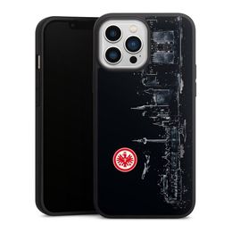 DeinDesign iPhone 13 Pro Max Handy Premium Silikon H&uuml;lle Handyh&uuml;lle schwarz Case Skyline Eintracht Frankfurt Sge Silikon Premium Case