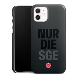 DeinDesign iPhone 12 Handy Premium Case Smartphone Handyh&uuml;lle Schutzh&uuml;lle gl&auml;nzend Eintracht Frankfurt Sge Official Licensed Product Premium Case