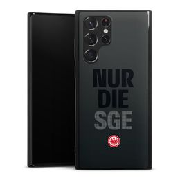 DeinDesign Galaxy S22 Ultra Handy Silikon H&uuml;lle Case schwarz Handyh&uuml;lle Eintracht Frankfurt Sge Official Licensed Product