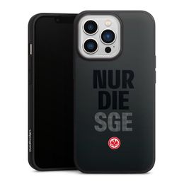 DeinDesign iPhone 13 Pro Handy Premium Silikon H&uuml;lle Handyh&uuml;lle schwarz Case Eintracht Frankfurt Sge Official Licensed Product Silikon Premium Case