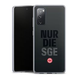 DeinDesign Galaxy S20 FE 5G Handy Silikon H&uuml;lle Case transparent Handyh&uuml;lle Sge Eintracht Frankfurt Official Licensed Product Silikon Case