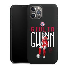 DeinDesign iPhone 12 Pro Max Handy Premium Case Smartphone Handyh&uuml;lle Schutzh&uuml;lle matt Fc Bayern M&uuml;nchen Official Licensed Product Giulia Gwinn Premium Case