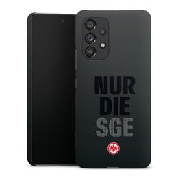 DeinDesign Galaxy A53 5G Handy Premium Case Smartphone Handyh&uuml;lle Schutzh&uuml;lle matt Sge Eintracht Frankfurt Official Licensed Product Premium Case
