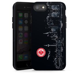 DeinDesign iPhone SE (2020) Handy Panzer Handyh&uuml;lle robuste Outdoor H&uuml;lle Schutzh&uuml;lle gl&auml;nzend Skyline Sge Eintracht Frankfurt Tough Case