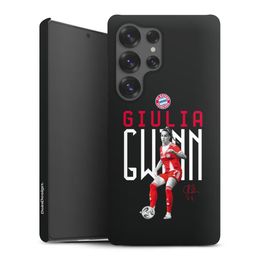 DeinDesign Galaxy S25 Ultra Handy Premium Case Smartphone Handyh&uuml;lle Schutzh&uuml;lle matt Fc Bayern M&uuml;nchen Official Licensed Product Giulia Gwinn Premium Case