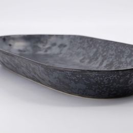 house doctor Servierschale Pion l&auml;nglich 38 x 19 x 4,5 cm, schwarz/braun skandinavische Deko Online Shop