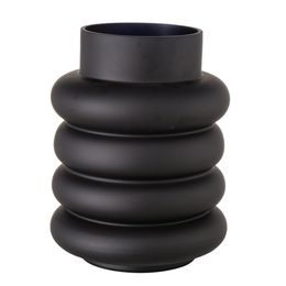 Boltze Vase Ribbo 20 cm, &Oslash; 15 cm, schwarz skandinavische Deko Online Shop