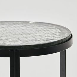 house doctor Beistelltisch Smoke schwarz H&ouml;he 50 cm, &empty; 50 cm skandinavische Deko Online Shop