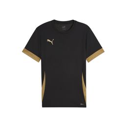 Puma Funktionsshirt 'TeamGoal Matchday' Herren Gr&ouml;&szlig;e XXL senf / schwarz