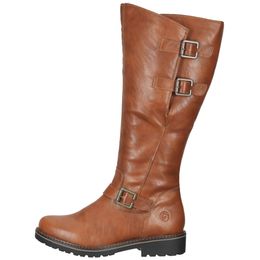 Remonte Damen Stiefel "Remonte Stiefel Lederimitat", Gr. 37cuoio, Lederimitat, Schuhe