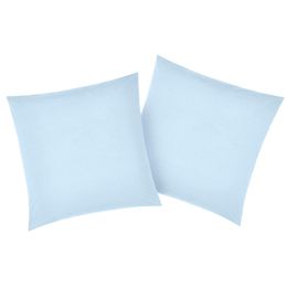 Kissenbez&uuml;ge OTTO HOME, B:80cm L:80cm, blau, Renforc&eacute;, Renforc&eacute;, Kinderzimmer, Kissenbez&uuml;ge, "Luisa", aus 100% Baumwolle, mit Rei&szlig;verschluss,