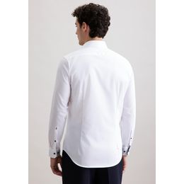 Seidensticker Herren Businesshemd "Schwarze Rose", wei&szlig;, Gr. 36, unifarben, 100% Baumwolle, Hemden, X-Slim 1/1 Kentkragen Uni
