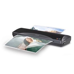 Hama Laminierger&auml;t "Laminator f&uuml;r DIN A3, Hei&szlig;- und Kaltlaminierung, 2 Rollen, schwarz", B/H/L: 44cm x 6,5cm x 14cm, schwarz, Laminierger&auml;te, Mit