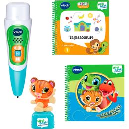 Vtech Kinder Kinderbuch "Magibook Story'Friends inkl. Buch Tagesabl&auml;ufe Lernstufe 1"bunt, B:4cm H:17,8cm, B&uuml;cher