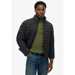 Superdry Herren Steppjacke "FUJI LITE PADDED JACKET", schwarz, Gr. XXL, unifarben, Web, Obermaterial: 100% Nylon, Jacken, mit Obermaterial aus Nylon,