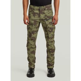 G-Star Raw Cargohose G-STAR "Rovic Zip 3D Regular Tapered Hose", Herren, Gr. 30, L&auml;nge 34, four leaf clover cloud camo, Obermaterial: 70% Baumwolle, 30% Baumwolle, Hosen Cargohose