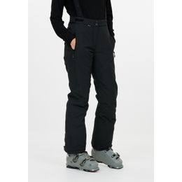 WHISTLER Damen Skihose "Drizzle", schwarz, Gr. 40, unifarben, 100% Polyester, Hosen, mit wasserabweisender Membran