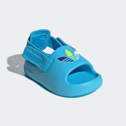 M&auml;dchen Sandale "ADIFOM ADILETTE KIDS", adidas originals, Gr. 27, gelb, Synthetik, Textil, Schuhe, f&uuml;r Kinder