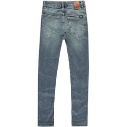 Cars Jeans Jungen 5-Pocket-Jeans "Jeans Balboa", blau, Gr. 10, Abriebeffekte, Denim/Jeans, Obermaterial: 89% Baumwolle, 8% Polyester, 3% Elasthan,