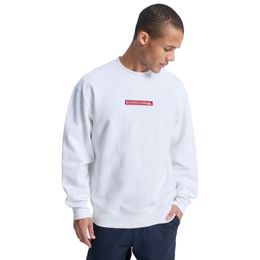 Quiksilver Herren Sweatshirt "Dna"wei&szlig;, Gr. XS, Obermaterial: 45% Walkfrottier, 40% Walkfrottier, 15% Microfaser;, Sweatshirts