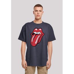 F4NT4STIC Herren T-Shirt "The Rolling Stones Zunge", blau, Gr. XL, Obermaterial: 100% Baumwolle, Shirts, Premium Qualit&auml;t