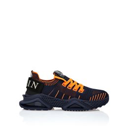 Philipp Plein Damen Sneaker "Iconic Plein", Gr. 4614, dunkelblau, Schuhe