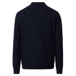 Casamoda Herren Langarm-Poloshirt "Casamoda Polo-Shirt Langarm uni", blau, Gr. XXXL, 100% Baumwolle, Shirts