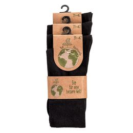 Damen Socken, 3, schwarz, 75% Baumwolle, 22% Polyamid, 3% Elasthan, Socken