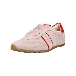 Sneaker Paul Green "Paul Green Sneaker Leder/Textil", Damen, Gr. 38,5, rosa, Leder, Textil, Schuhe Sneaker