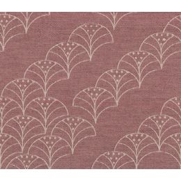 Vorhang Adam, B:142cm H:175cm, rot, Jacquard, Baumwolle, Wohnzimmer, Gardinen, "Argentinian Criolla Light", aus 100% Bio-Baumwolle