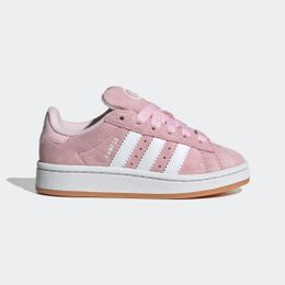 M&auml;dchen Sneaker "CAMPUS 00S", adidas originals, Gr. 30, wei&szlig;, Leder, Synthetik, Schuhe, f&uuml;r Kinder