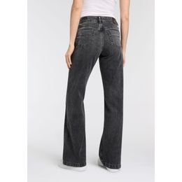 Herrlicher Damen 5-Pocket-Jeans "Edna Denim Black", schwarz, Gr. 29, Denim/Jeans, Obermaterial: 50% Baumwolle, 40% Lyocell, 10% Modal, Jeans, mit