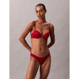 Damen Push-up-BH "PUSH UP PLUNGE", Calvin Klein Underwear, Gr. 70rot stamp, Obermaterial: 71% Polypropylen, 29% Elasthan, Basic, BHs, mit glattem