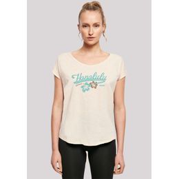 F4NT4STIC Damen T-Shirt "Honolulu", beige, Gr. L, Obermaterial: 100% Baumwolle, Shirts, Print