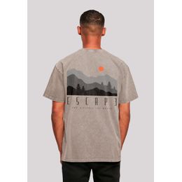 F4NT4STIC Herren T-Shirt "Oversize Escape Discover the World Forest"asphalt, Gr. XS, Obermaterial: 100% Baumwolle, Shirts, Discover the World